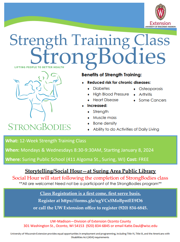 StrongBodies – Extension Oconto County